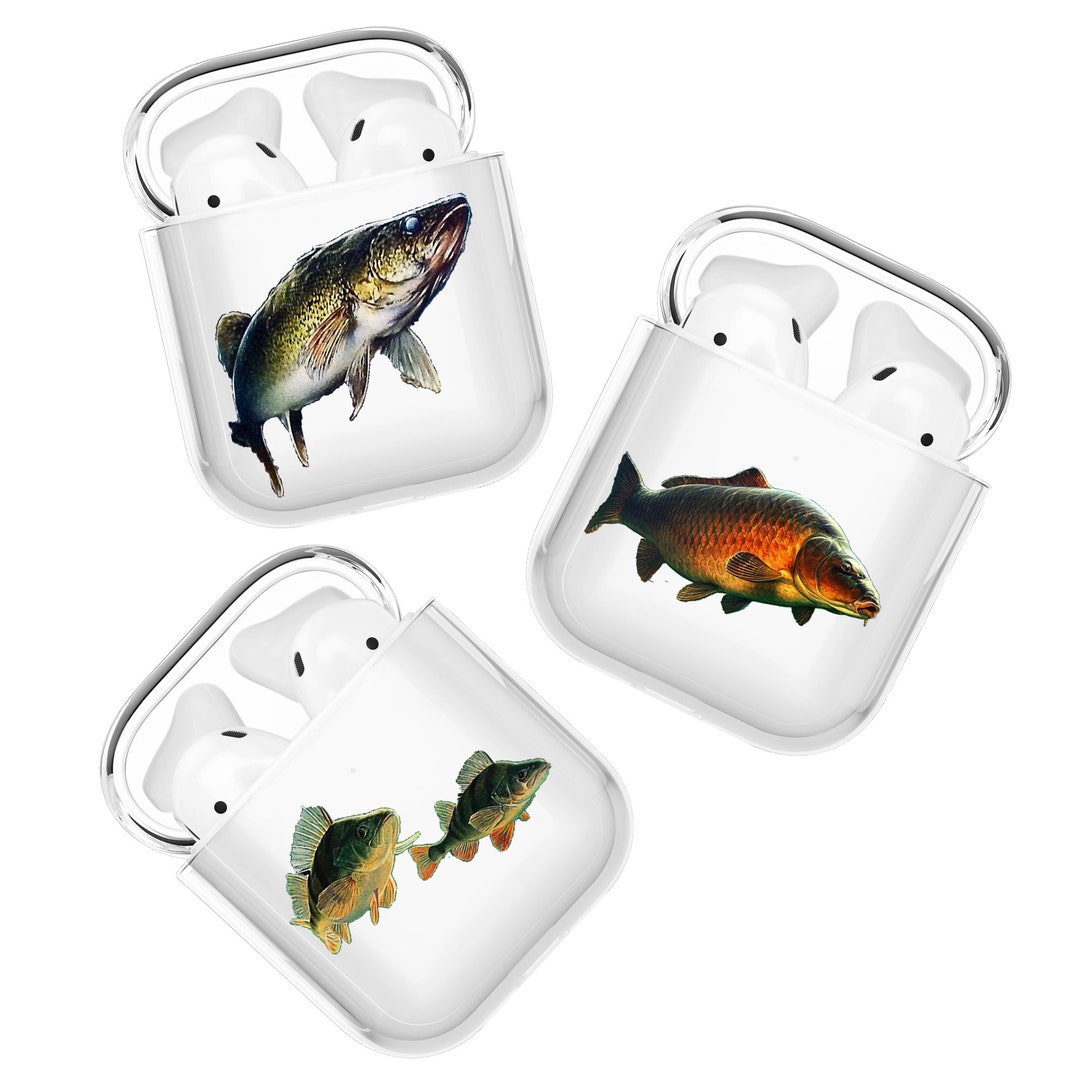 Carp Fishing Airpods Case Clear Feeding Mirror Cover for Aipods ...