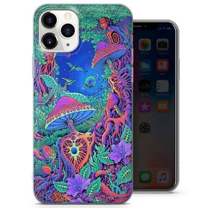 Psychedelic Alien Trippy Phone Case Visuals Colours Sun Aesthetic Cover ...