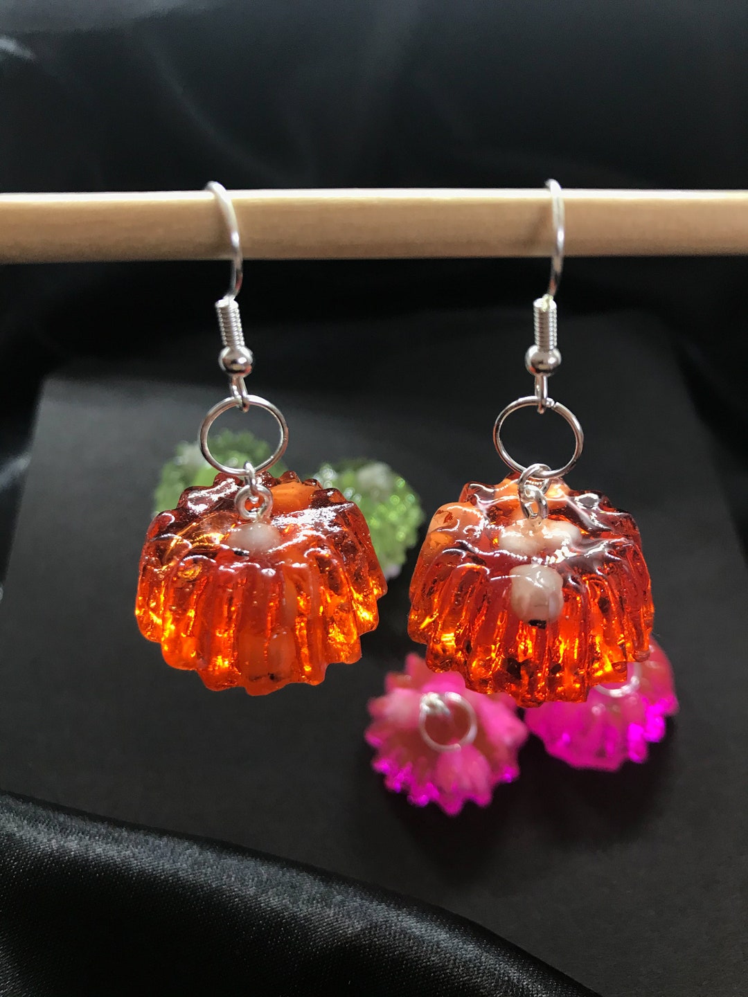 Jelly Earrings - Jello Earrings - Spooky Jewelry- Unique Earrings ...