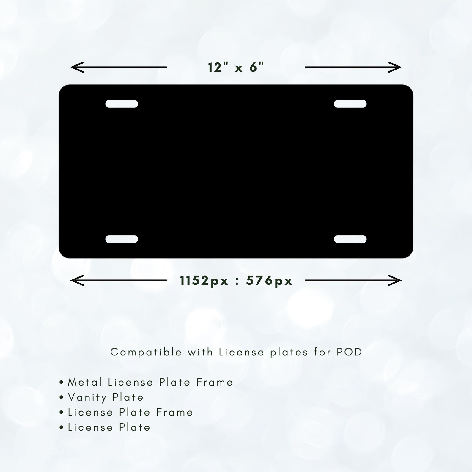 License Plate Wrap, License Plate SVG, Valentine's Day License Plate ...