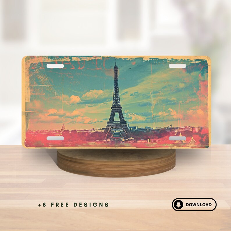 License Plate Wrap, License Plate SVG, Valentine's Day License Plate ...