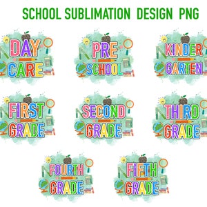 Back to School Sublimation Boy PNG First Day of School Sublimation ...