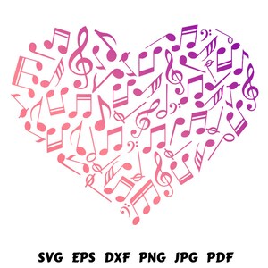 Musical Notes Svg Music Svg Musical Svg Musical Notes | Etsy