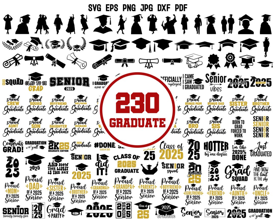 Graduation SVG | Senior 2025 SVG | Graduate Svg | Graduation Cut Files ...