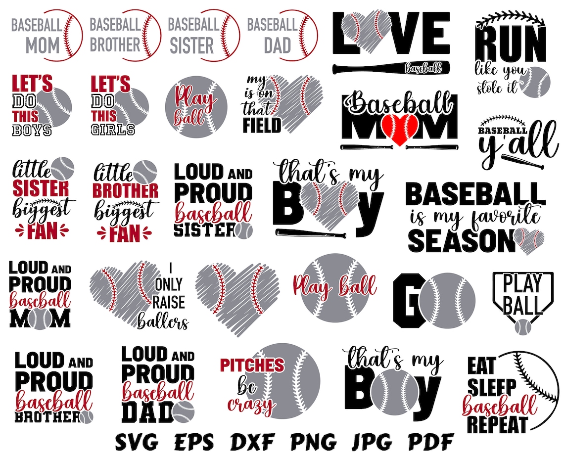 Baseball Silhouette | Baseball SVG | Cut File Cricut | Baseball Ball ...