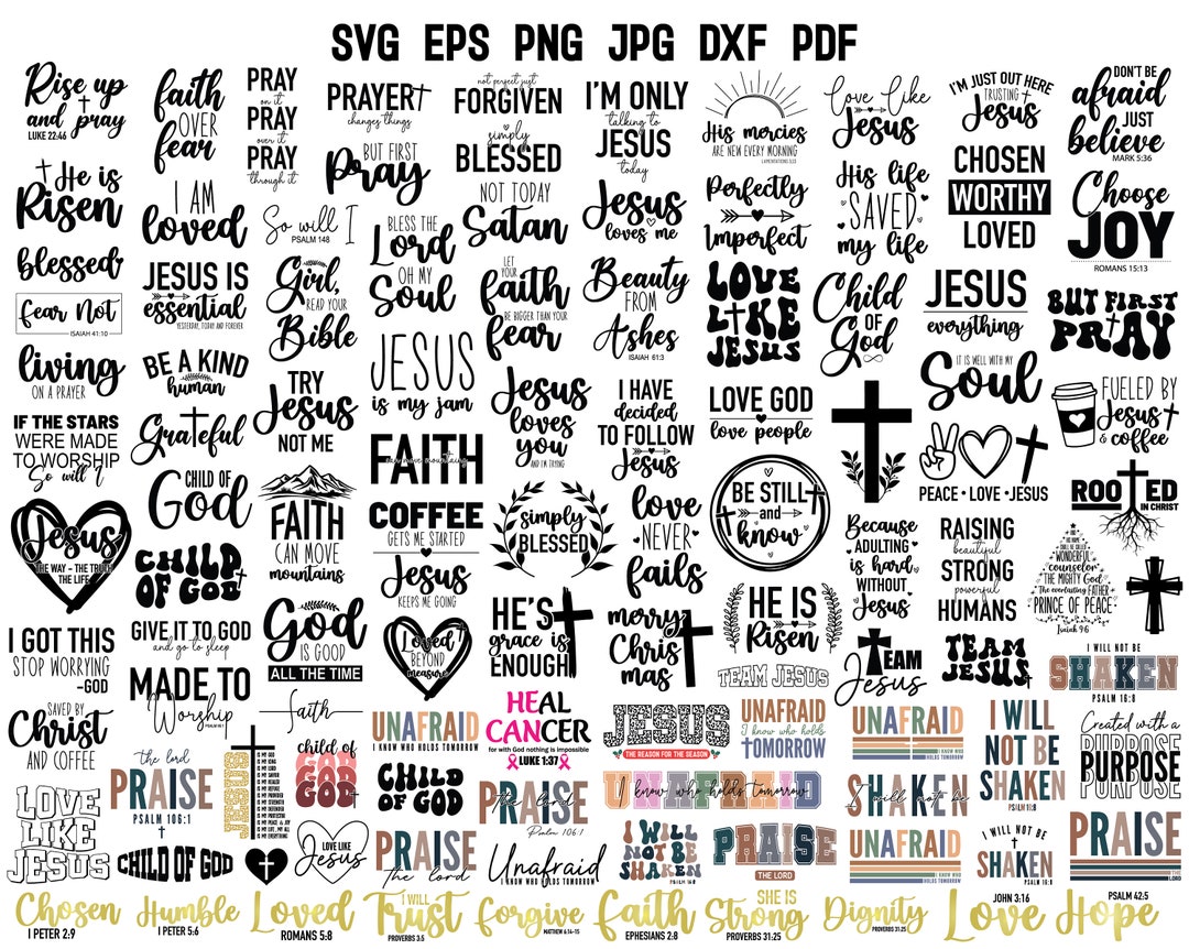 Religious SVG | Jesus SVG | Christian SVG | Bible Verse Svg | Faith Svg ...