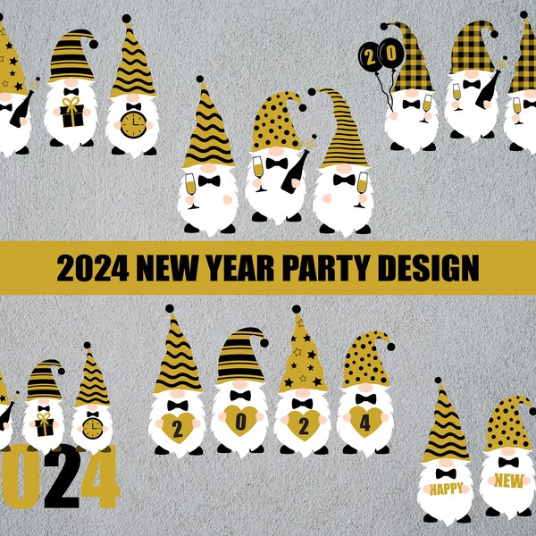 New Year Gnomes - Etsy