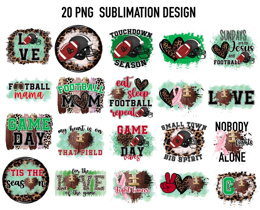 Football Sublimation Design Football PNG Print Sublimation PNG Football ...