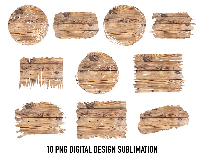 Rustic Wood Backgrounds Sublimation PNG Rustic Frame PNG - Etsy