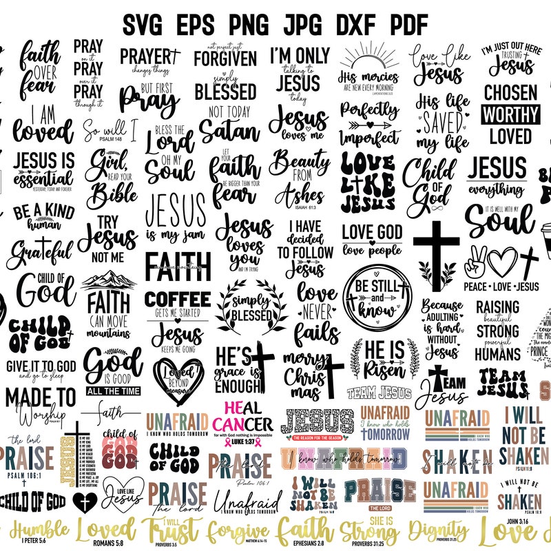 Religious Svg - Etsy
