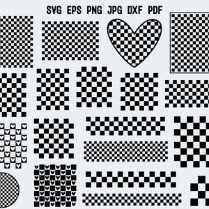 Checkered Pattern SVG | Seamless Checkered Pattern SVG | Checkered ...