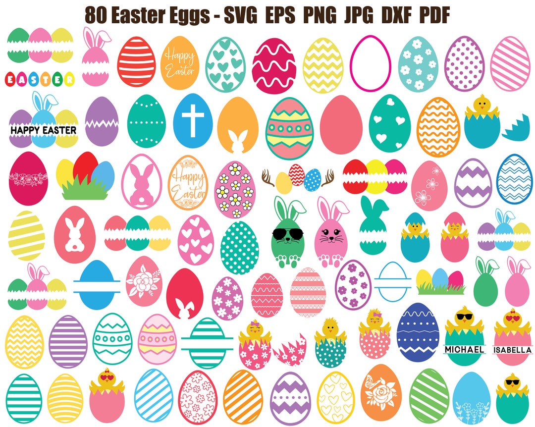 Easter Eggs SVG | Easter SVG | Eggs SVG | Easter Eggs Cricut | Easter ...