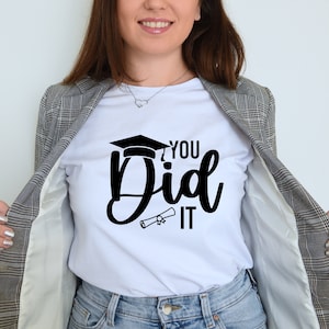 You Did It Svg Graduation Svg Graduate Svg Senior Svg Class of - Etsy