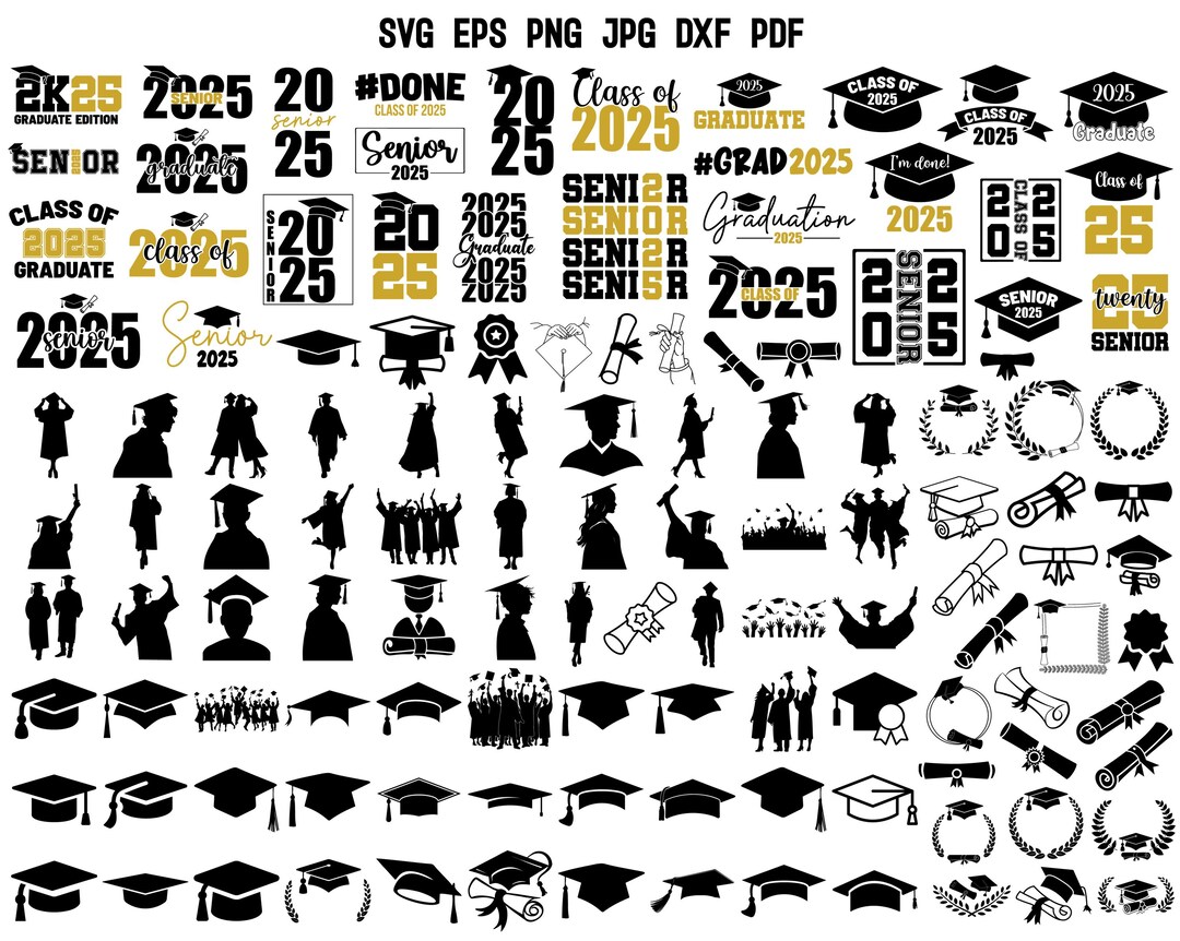 Graduation 2025 SVG | Senior SVG | Class of 2025 SVG | Graduate Svg ...