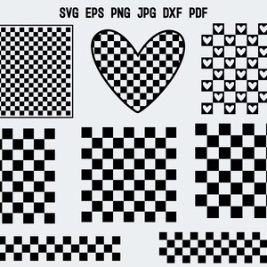 Checkered Pattern SVG | Seamless Checkered Pattern SVG | Checkered ...