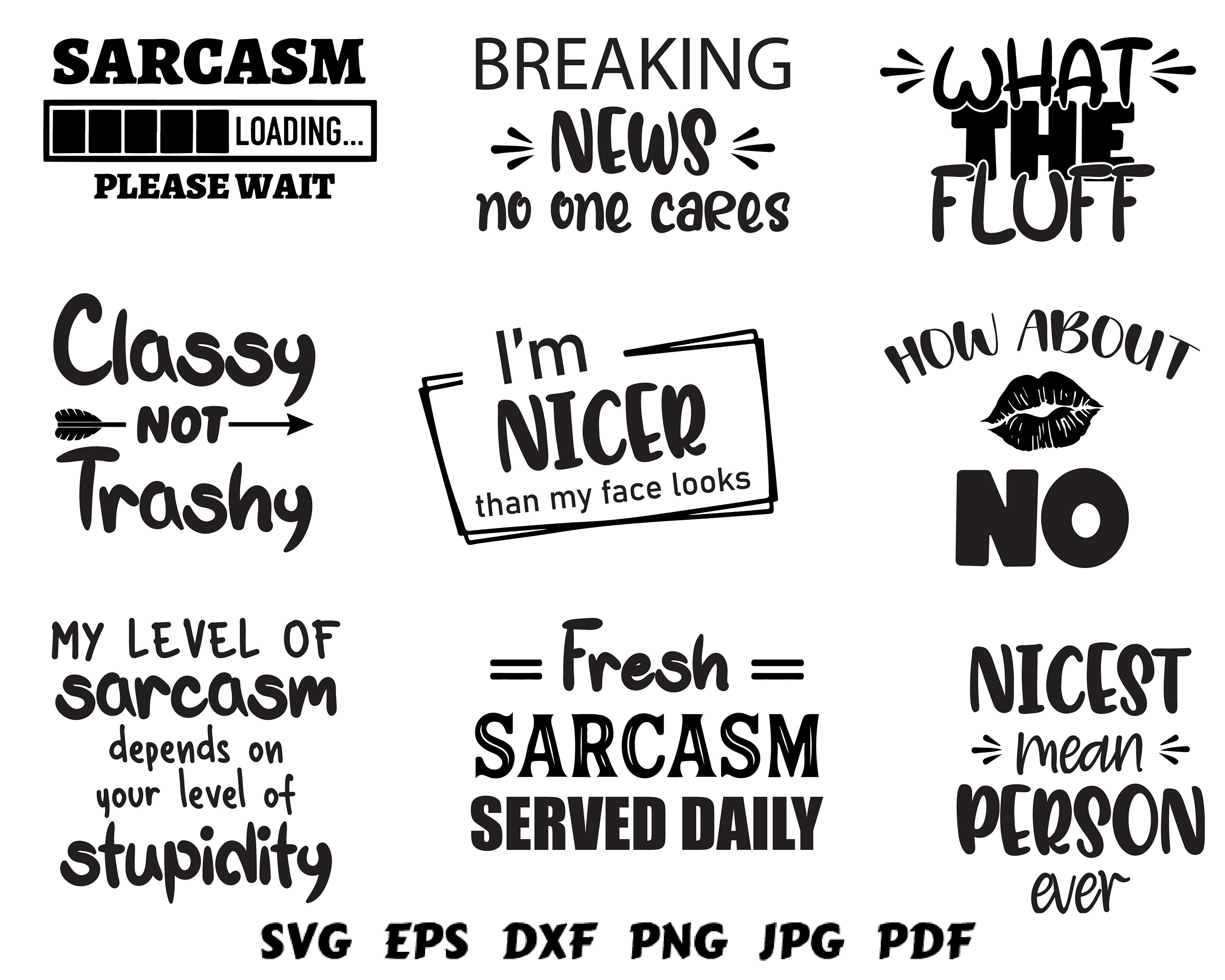 Funny Svg Bundle Sarcastic Svg Funny Svg Funny Bundle Svg Funny Quotes ...