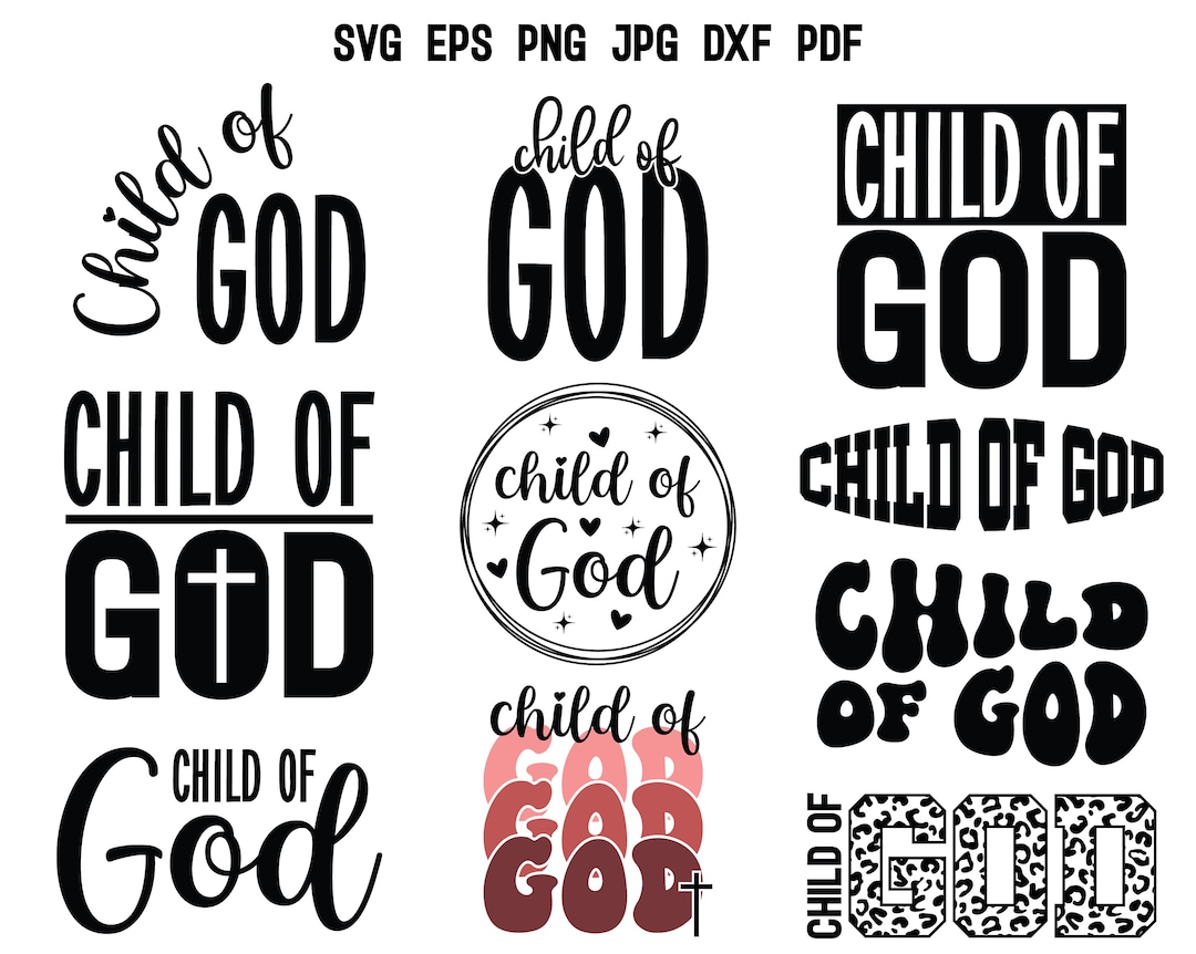 Jesus SVG | Child of God SVG | Christian SVG | Religious Svg | Jesus ...