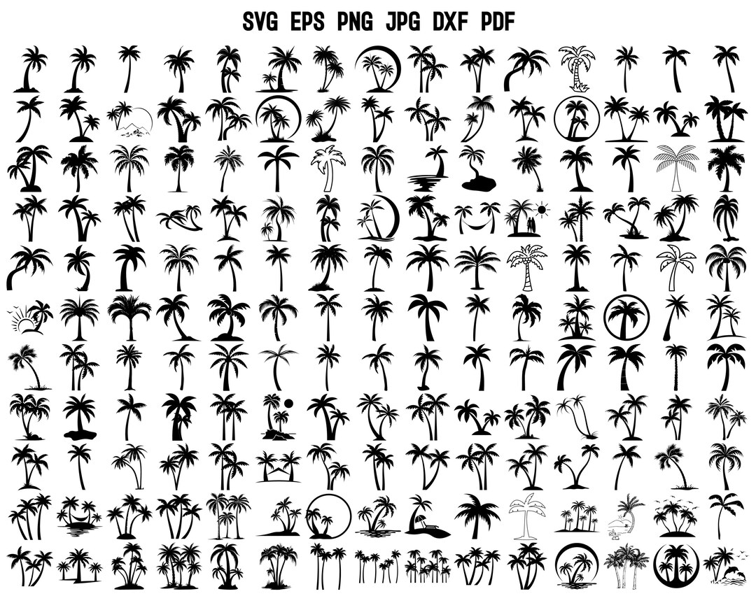 Palm Tree SVG | Palm Tree Cut File | Palm Tree Silhouette | Cricut ...