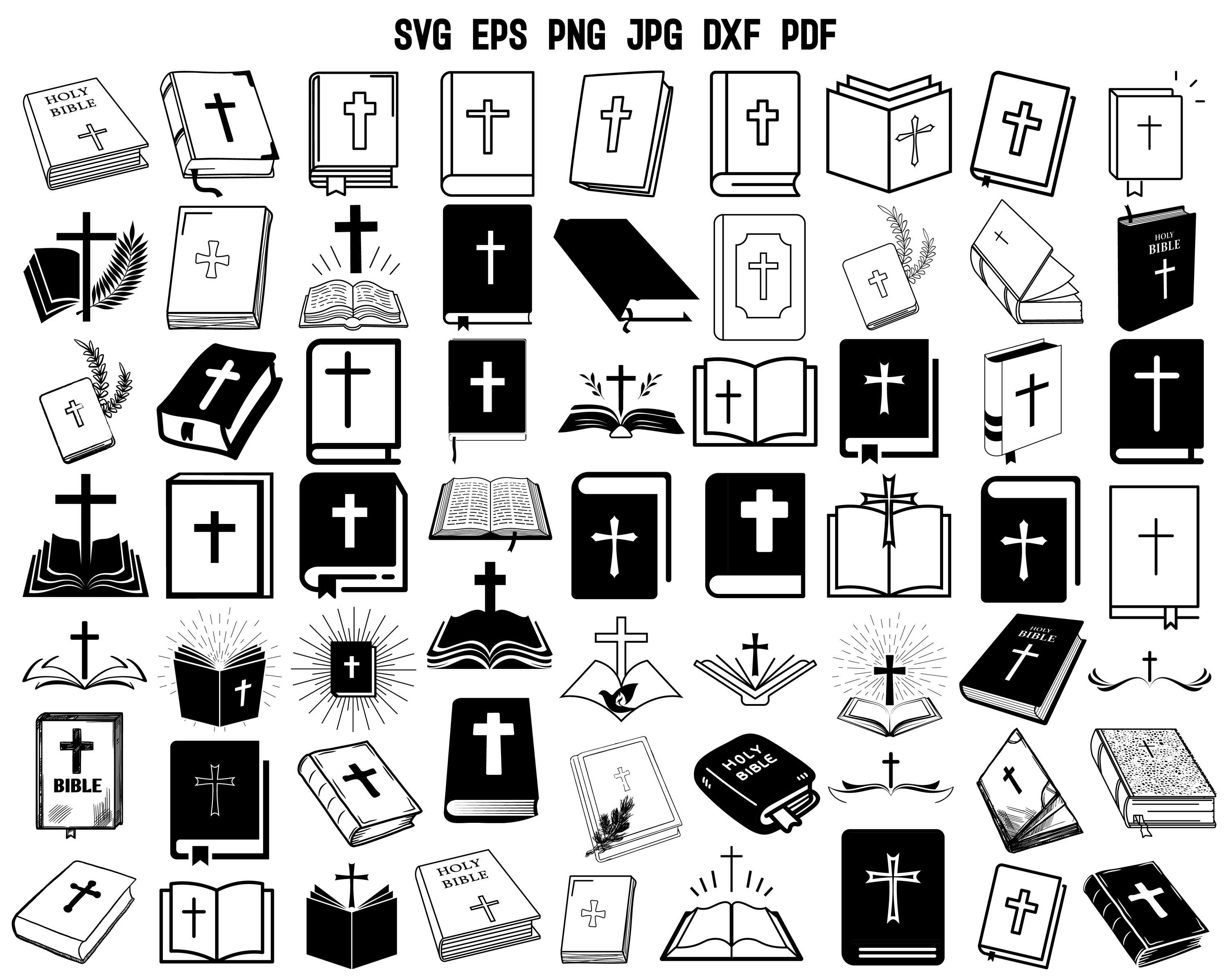 Bible SVG | Holy Bible SVG | Scripture SVG | Religious Svg | Jesus Svg ...