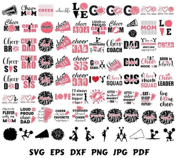 Cheer Svg Cheerleading Svg Cheerleader Svg Megaphone Svg Cheer - Etsy