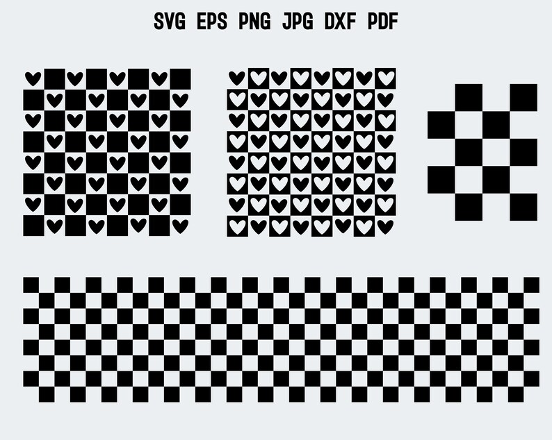 Checkered Pattern SVG | Seamless Checkered Pattern SVG | Checkered ...