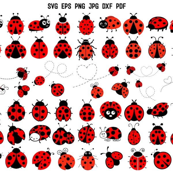 Ladybug Svg - Etsy