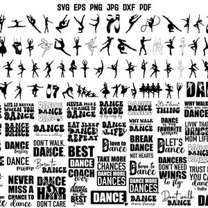 Dance SVG | Dancer SVG | Dance Silhouette | Cut File | Cricut | Dance ...
