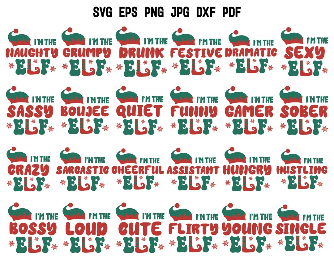 Elf Friends SVG | Christmas SVG | Matching Elf Friends SVG | Matching ...