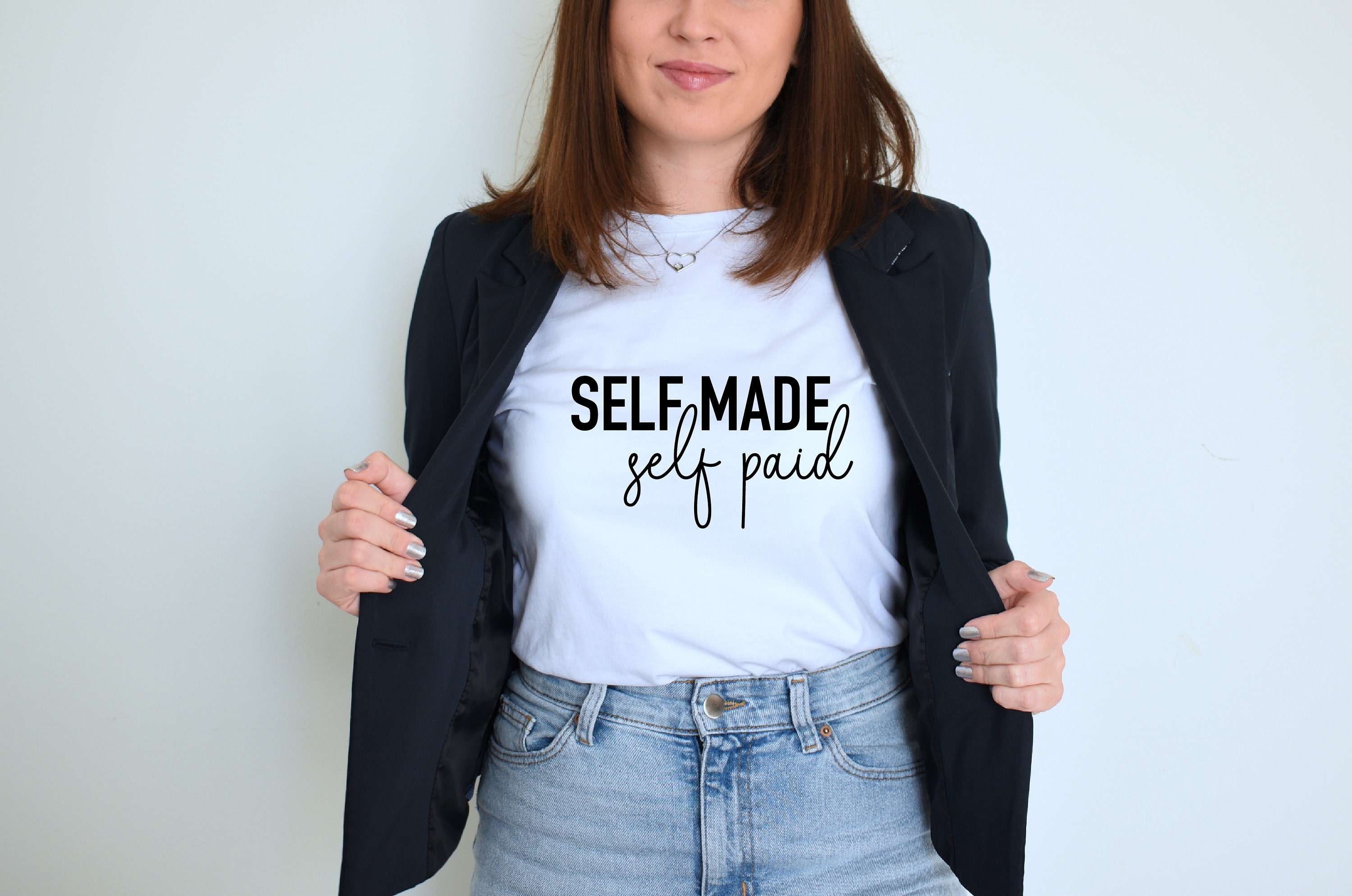 Self Made Self Paid Svg Empowered Svg Hustler Svg Motivational - Etsy