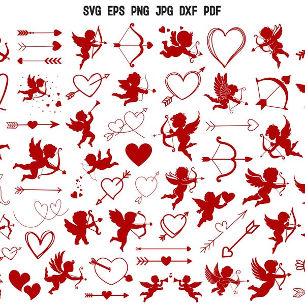 Cupid Art Clip - Etsy UK