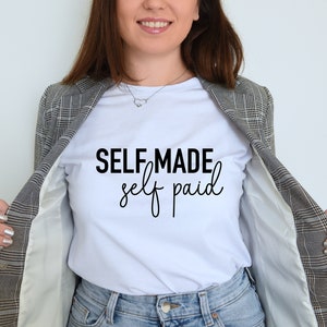 Self Made Self Paid Svg Empowered Svg Hustler Svg Motivational Svg ...