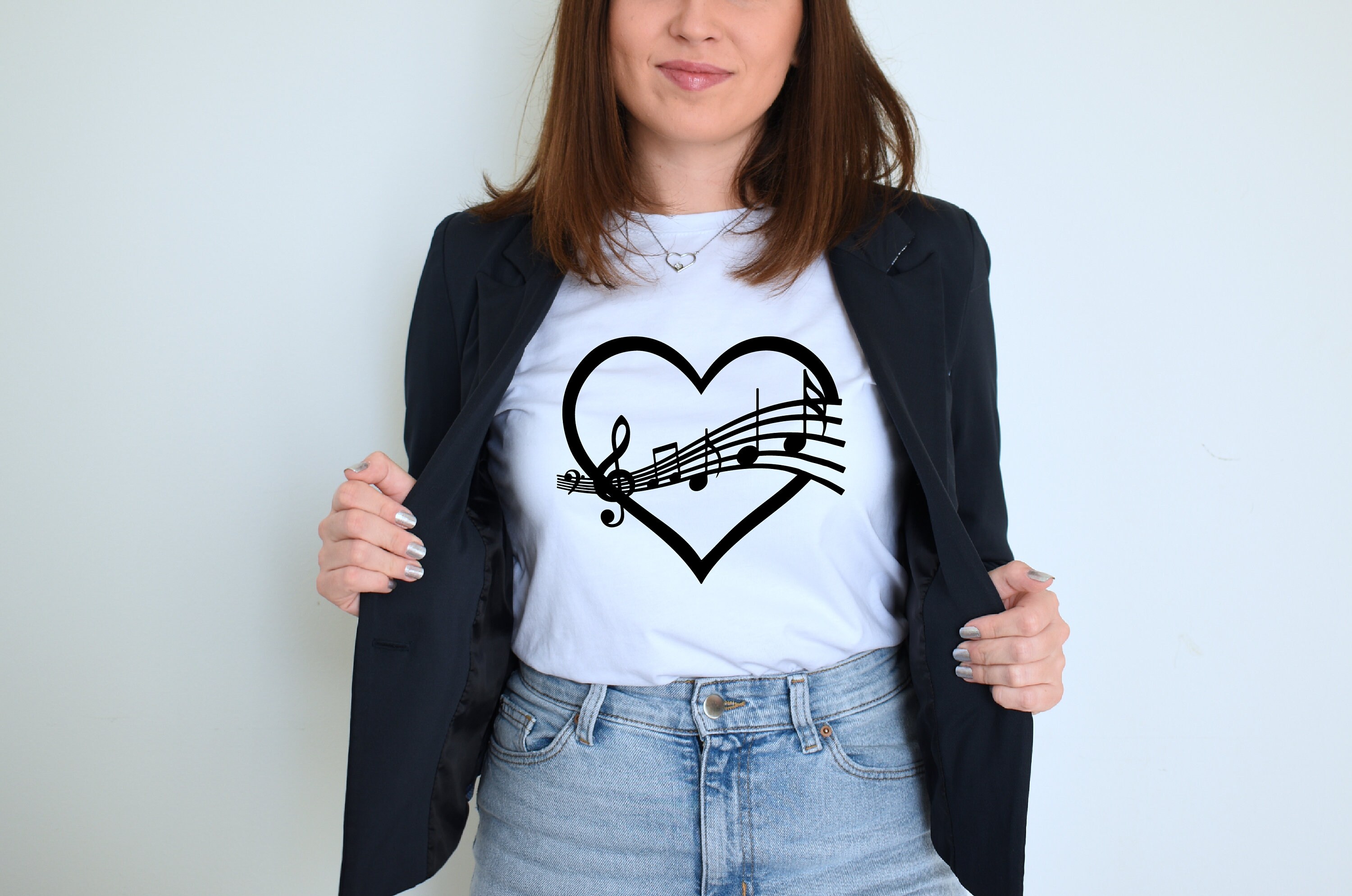 Heart Music Svg Love Music Svg Music Cut File Music Clipart - Etsy