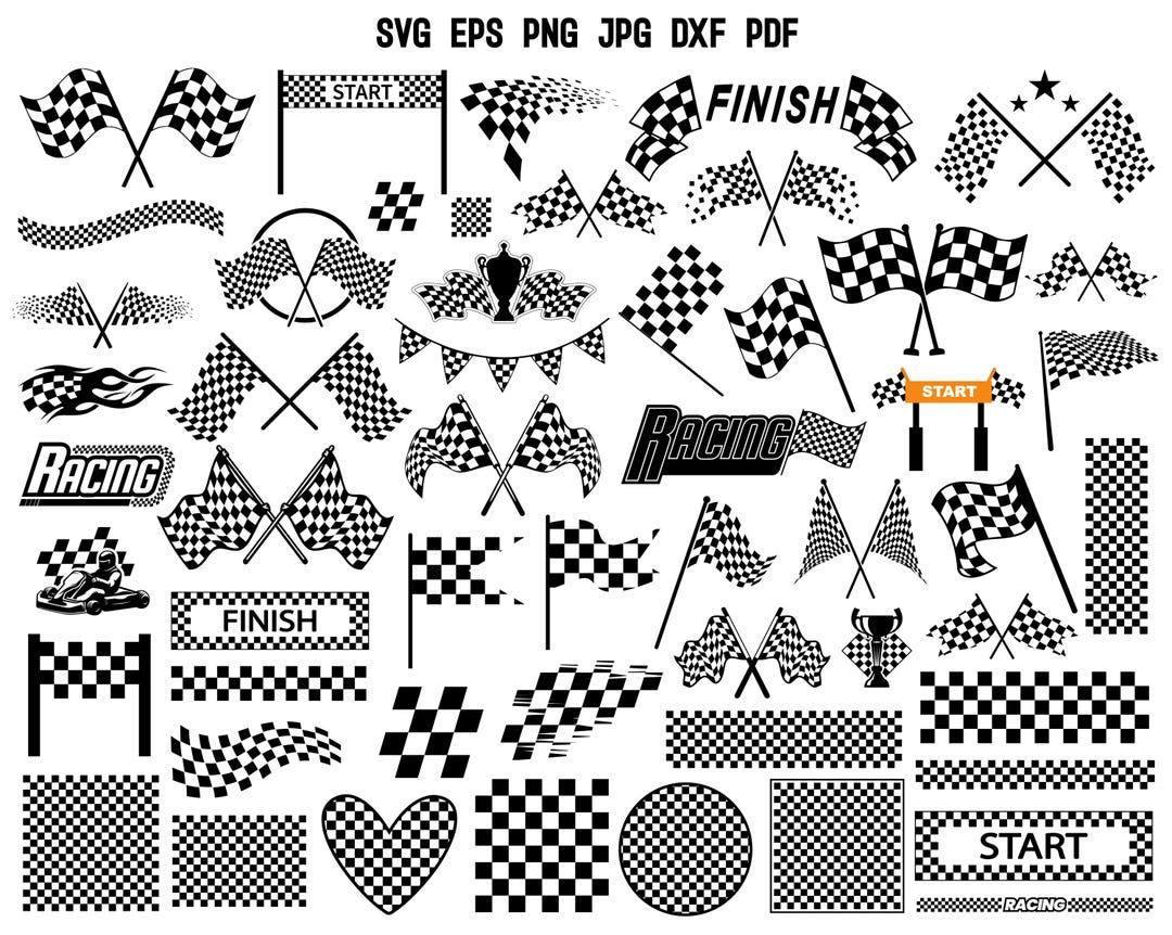 Racing Flag SVG | Race Flag SVG | Racing Svg | Race Clipart | Racing ...