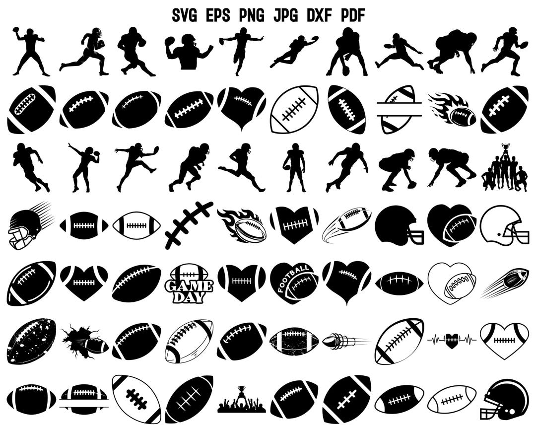 Football SVG | American Football SVG | Football Silhouette | Football ...