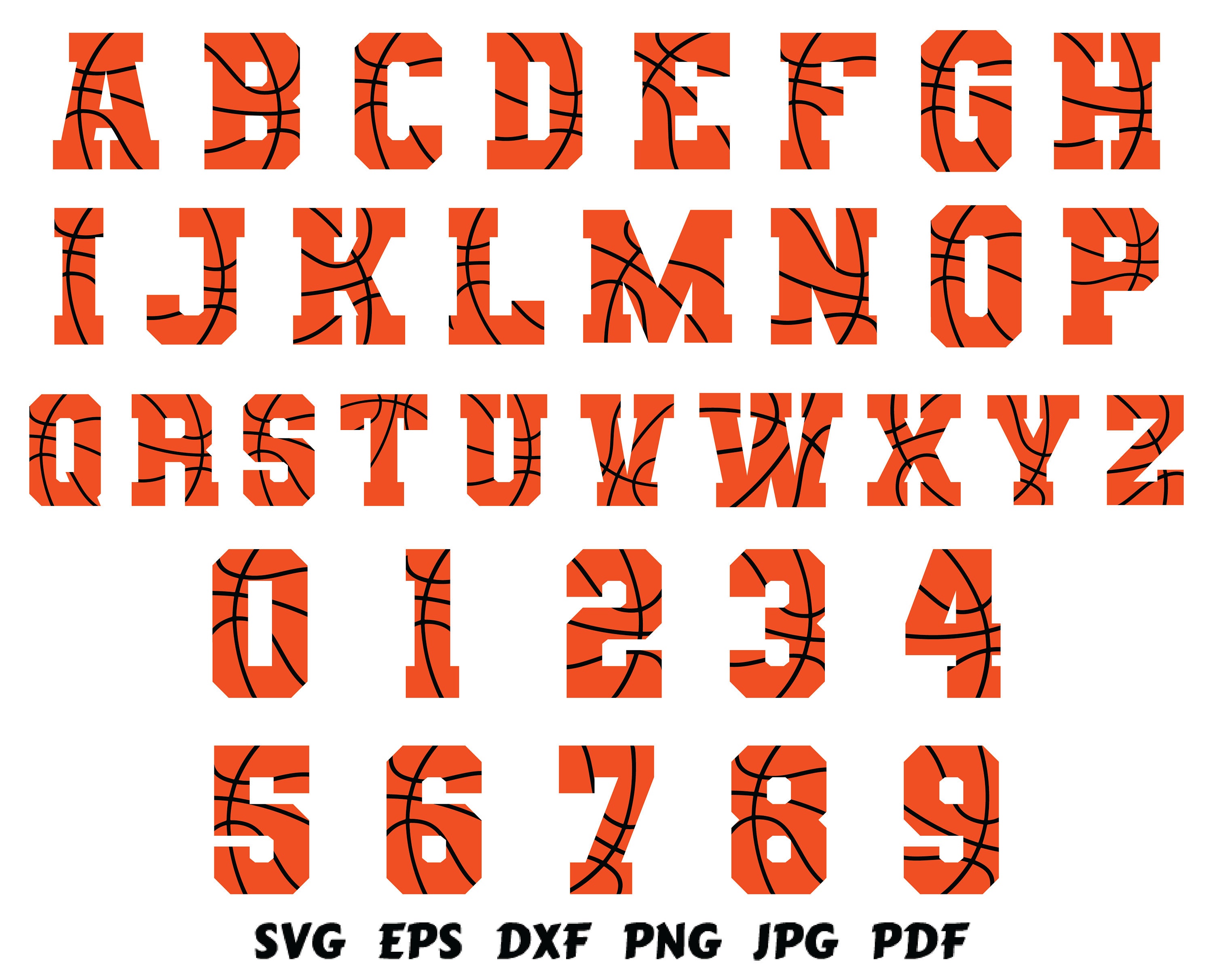 Sport Alphabet Svg Sport Font Svg Sport Numbers Svg Sport - Etsy