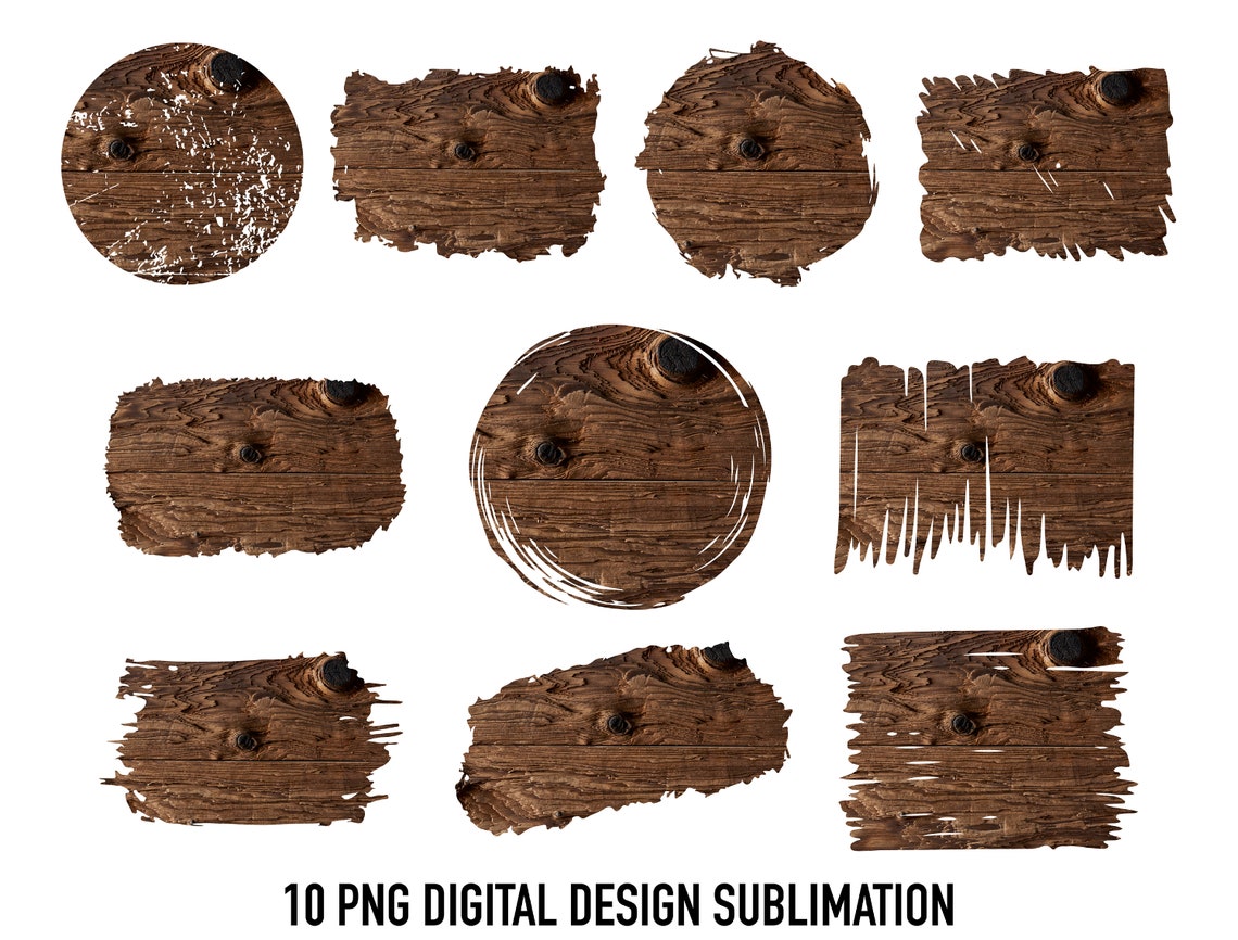 Rustic Wood Backgrounds PNG Sublimation Rustic Frame PNG - Etsy