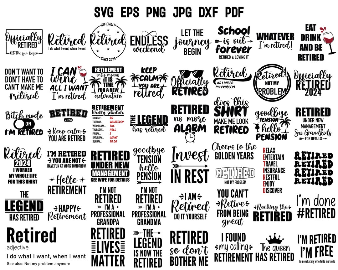 Officially Retired Svg Retirement Svg Legend Svg Retired Shirt Svg ...