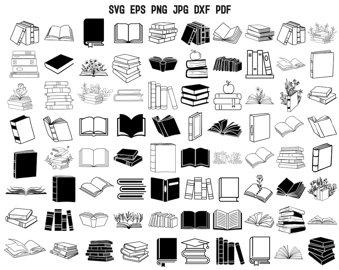 Books SVG | Reading SVG | Book Lover SVG | Book Cut File | Books Cricut ...