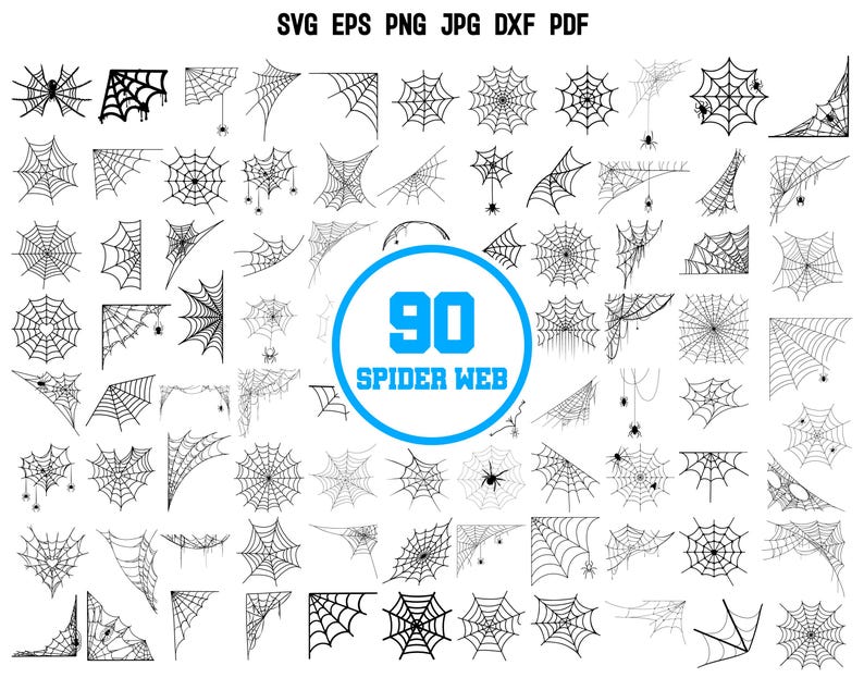 Spider Web SVG | Halloween Spider Web SVG | Scary Spider Web Svg ...