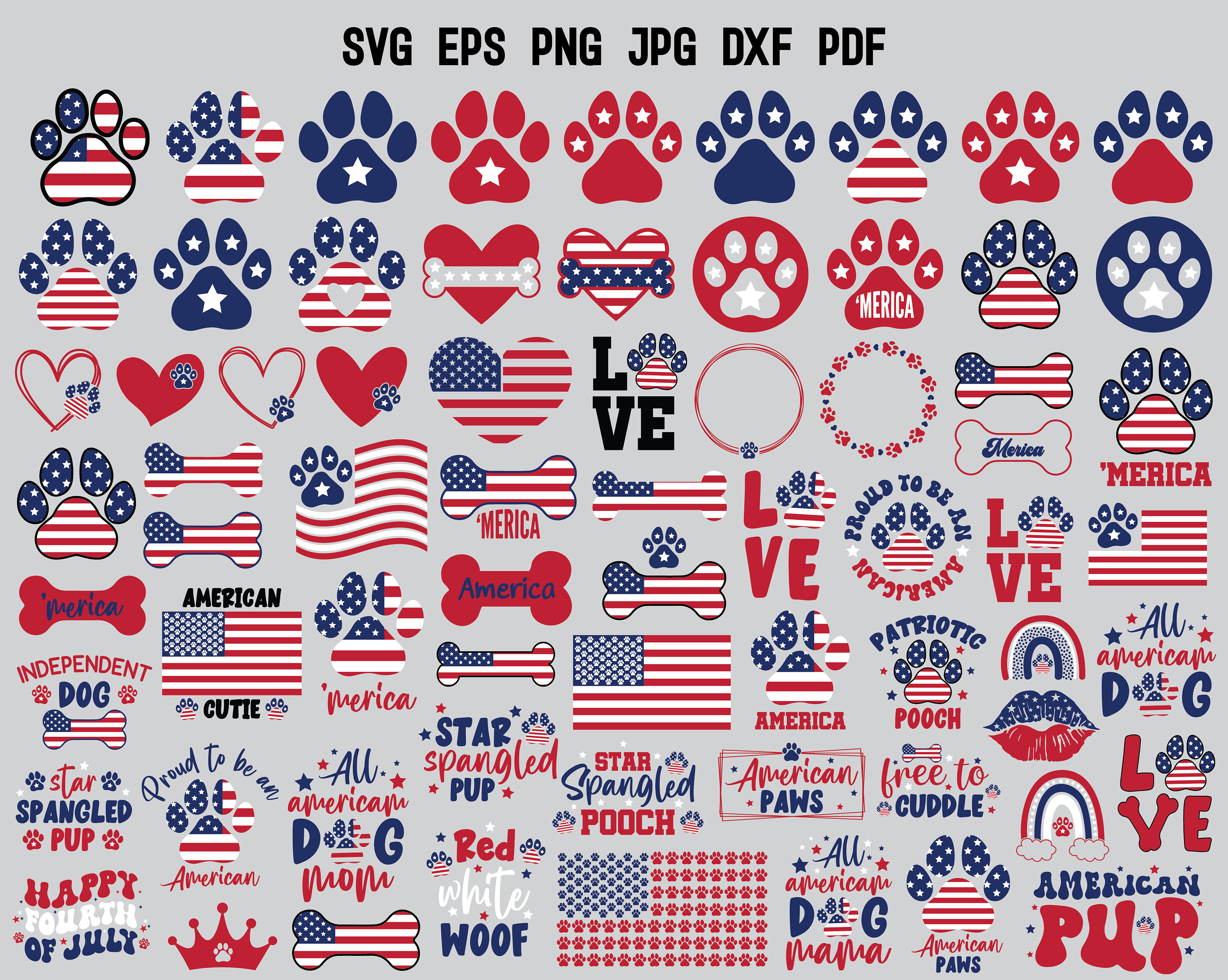 4th of July Dog SVG | Independence Day Svg | America SVG | Dog Svg ...