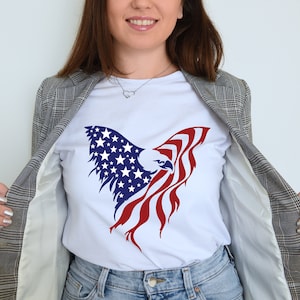 American Flag Eagle Svg USA Eagle Svg USA Flag Svg Fourth of July Svg ...