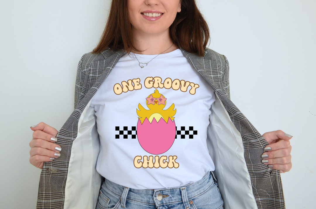 Groovy Chick SVG Png Sublimation Groovy Easter SVG Retro Easter SVG ...