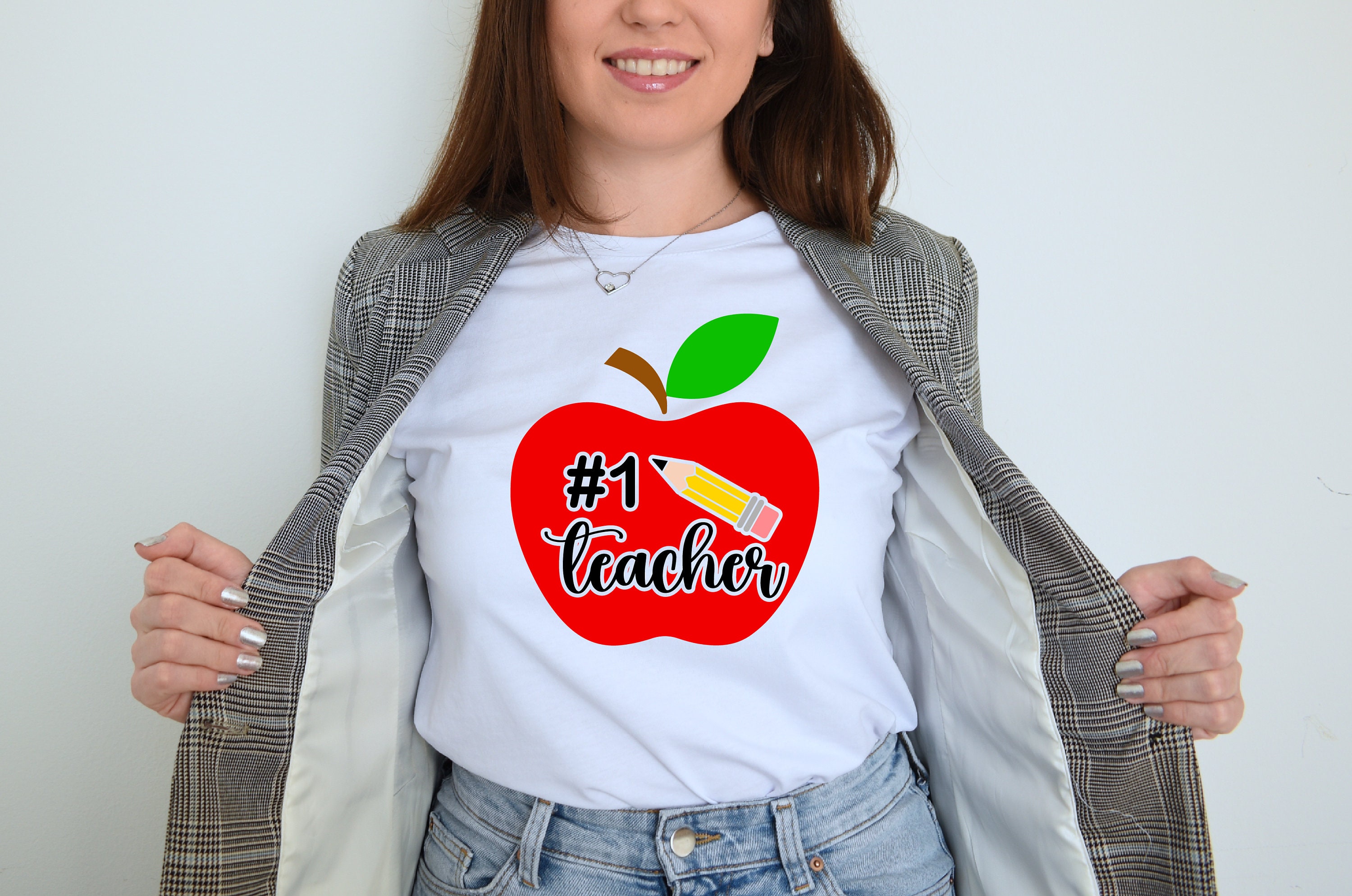 Number One Teacher Svg Teacher Svg Cut File Teacher Shirt Svg - Etsy