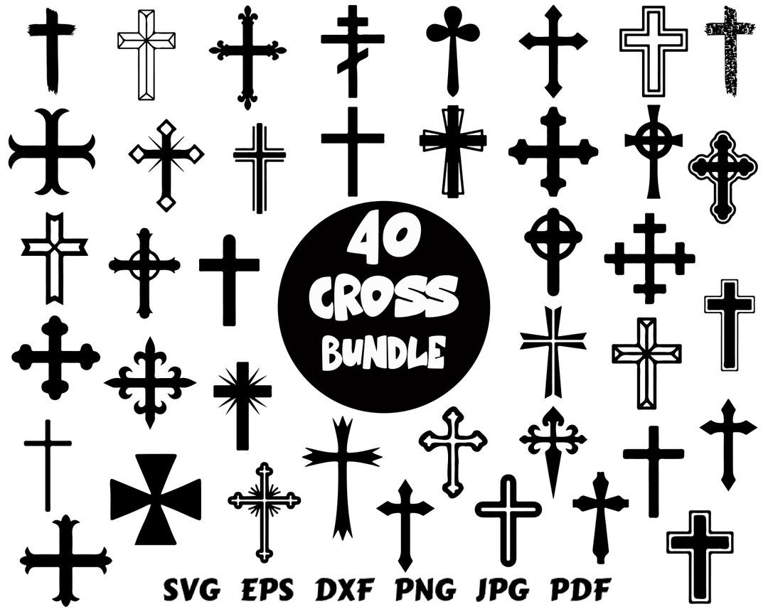Cross Svg Cross Bundle Svg Cross Cut File Cross Clipart Cross Christian ...