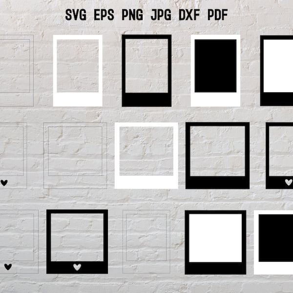 Picture Frame Svg - Etsy