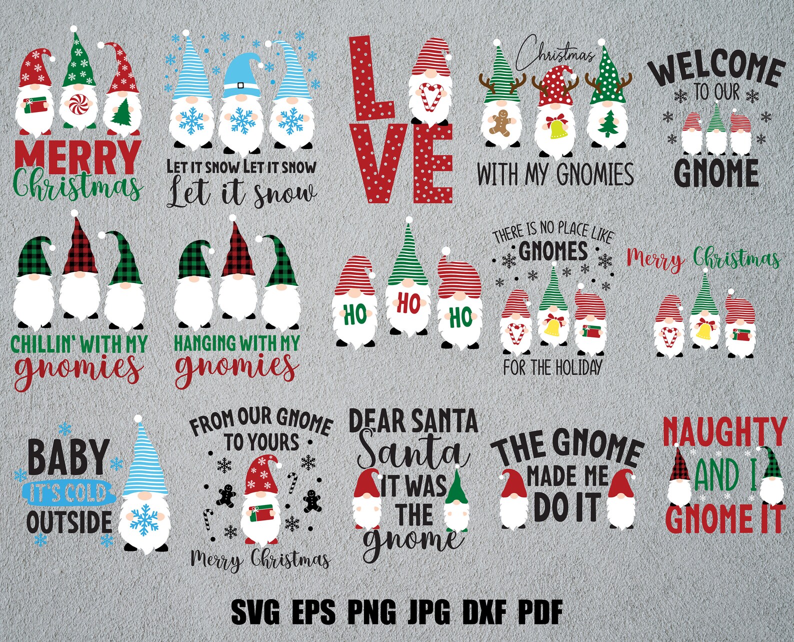 Christmas Gnome Svg Christmas Quotes Svg Christmas Svg Gnomes Svg Gnome ...