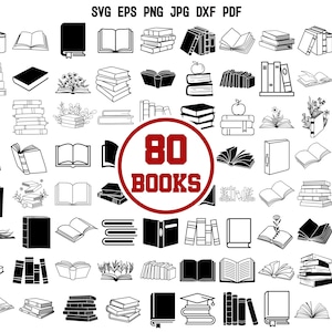 Books SVG | Reading SVG | Book Lover SVG | Book Cut File | Books Cricut ...