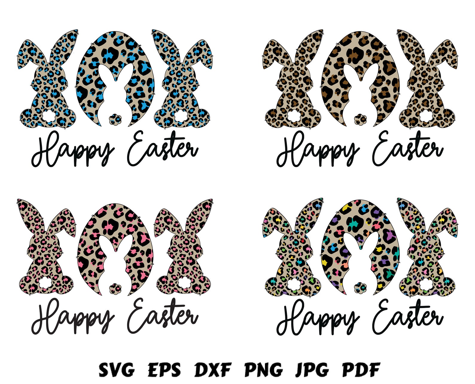 Easter Svg Cut File Easter Bunny Svg Happy Easter Svg Easter - Etsy