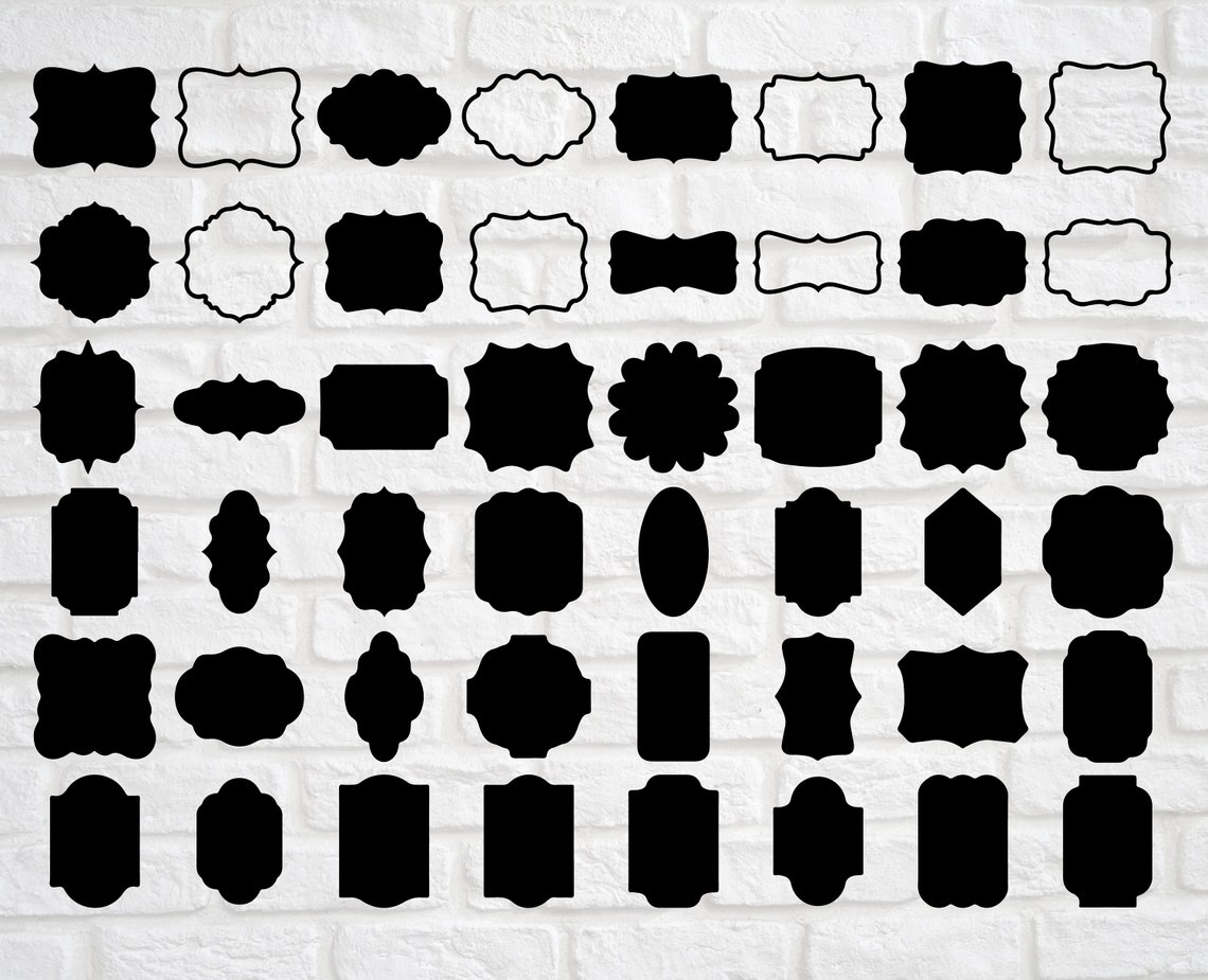 Frames Svg Tags Svg Label Svg Shapes Svg Borders Svg Frames Cut File ...