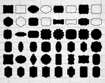 Frames SVG Tags SVG Label SVG Shapes Svg Frame & Borders Svg Tags Cut ...